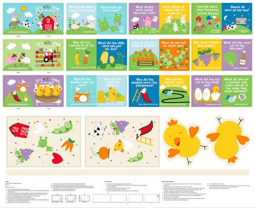 Huggable Loveable Book Panel IT'S SILLY TIME SMALL BOOKS – Arizona Quilts