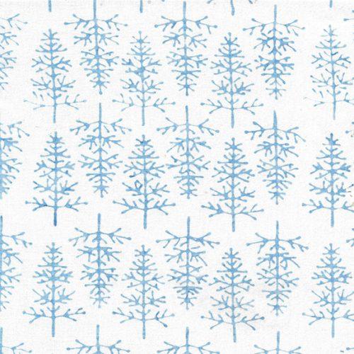 Let It Snow Batiks by Island Batik TREES/WHITE – Arizona Quilts