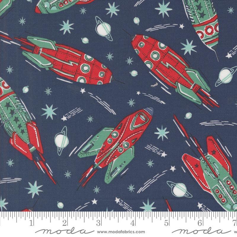 321 Blast Off by Moda Fabrics VINTAGE ROCKETS/GALAXY – Arizona Quilts
