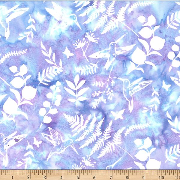 Bali Batiks by Hoffman Fabrics HUMMINGBIRD GARDEN/PERIWINKLE – Arizona ...