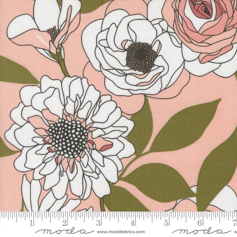 Botany by Moda Fabrics CABBAGE ROSE/EARTH – Arizona Quilts