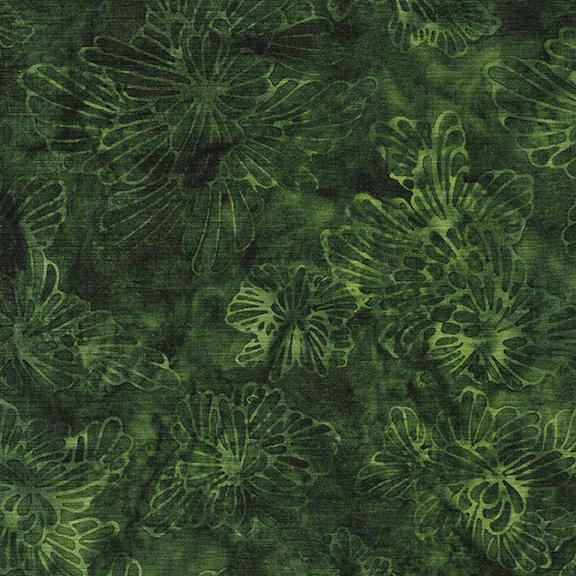 Forest Flora Batiks by Island Batik REBIRTH/GREEN GRASS – Arizona Quilts