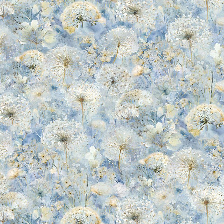 Forest Whisper by Timeless Treasures DANDELION FIELD/SKY – Arizona Quilts
