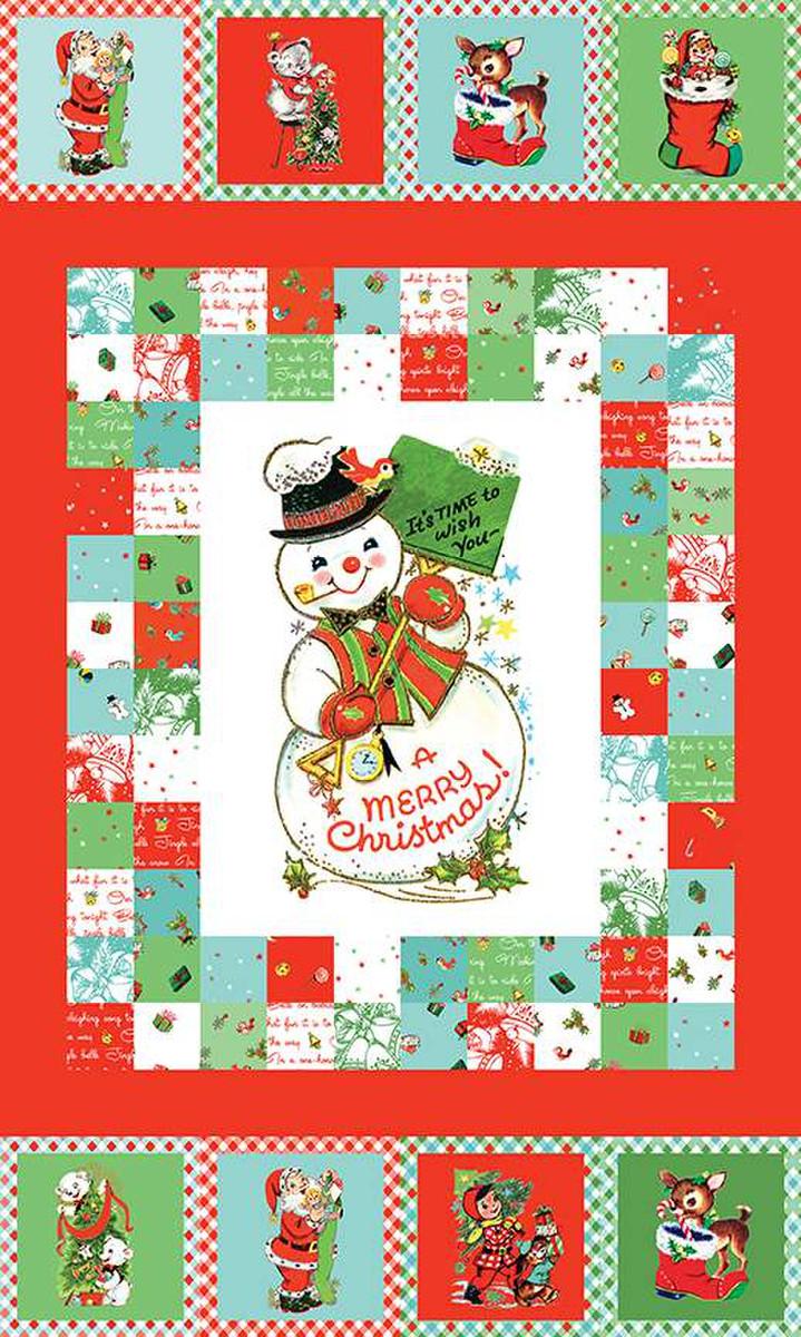 Jingle Bells by Riley Blake 24" SNOWMAN PANEL – Arizona Quilts