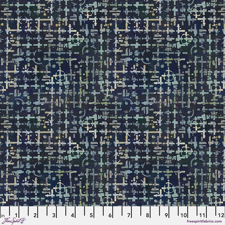 On Your Mark by FreeSpirit Fabrics MAZE/INDIGO – Arizona Quilts