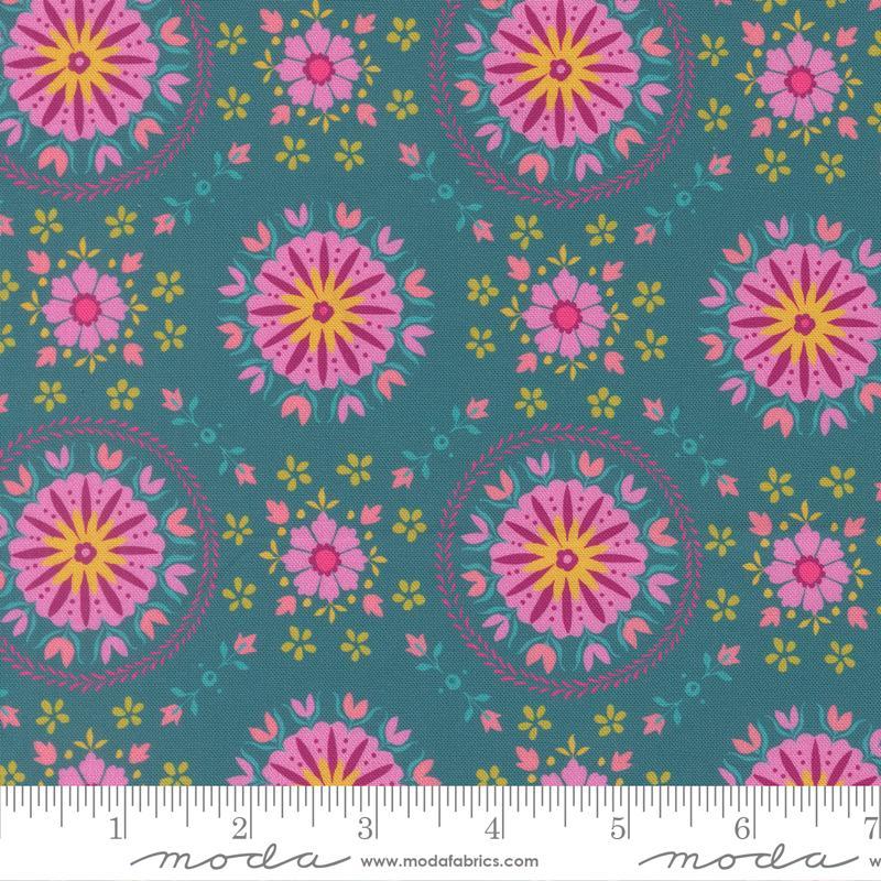 Parlor by Moda Fabrics MANDALA/PEACOCK – Arizona Quilts
