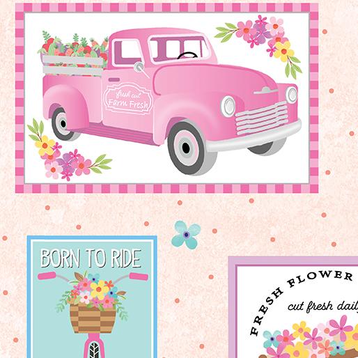 Enjoy the Ride by Benartex PATCHWORK/MULTI – Arizona Quilts