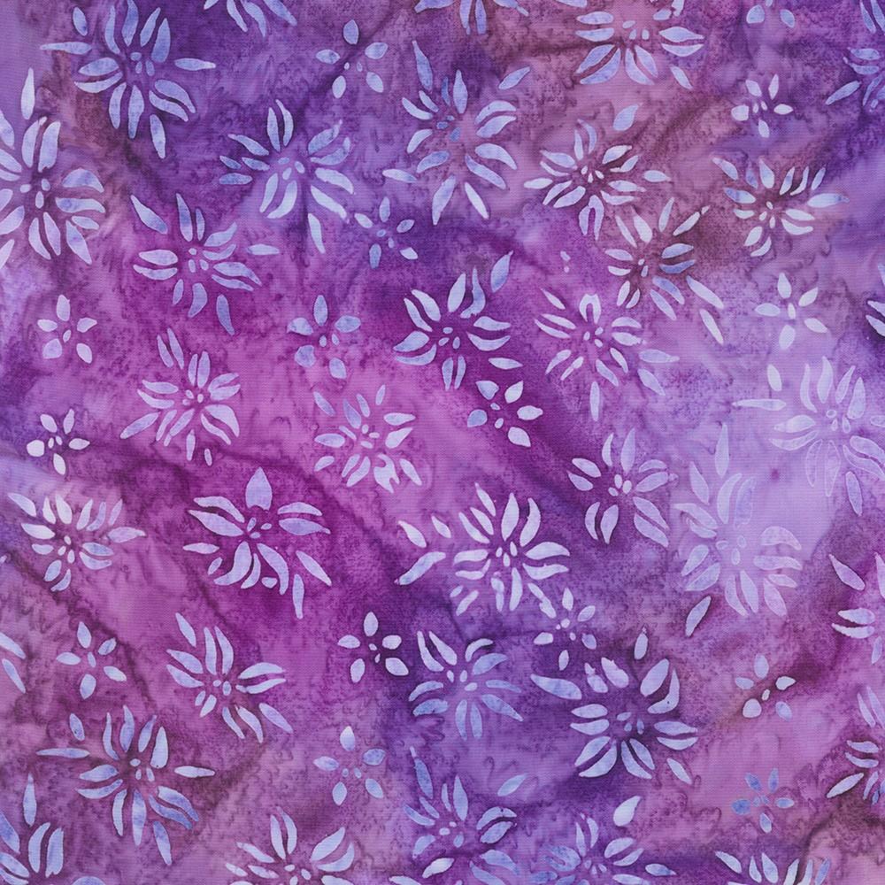 Lily Bella Batiks by Robert Kaufman FLOWER BURST/VIOLET – Arizona Quilts