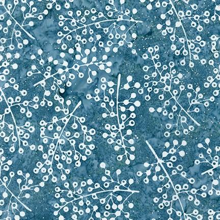 Magical Winter Batiks by Robert Kaufman BERRIES/BLUE – Arizona Quilts