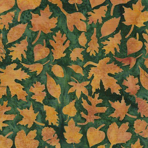 Sandalwood Batiks by Island Batik LEAVES/GREEN GRASS – Arizona Quilts