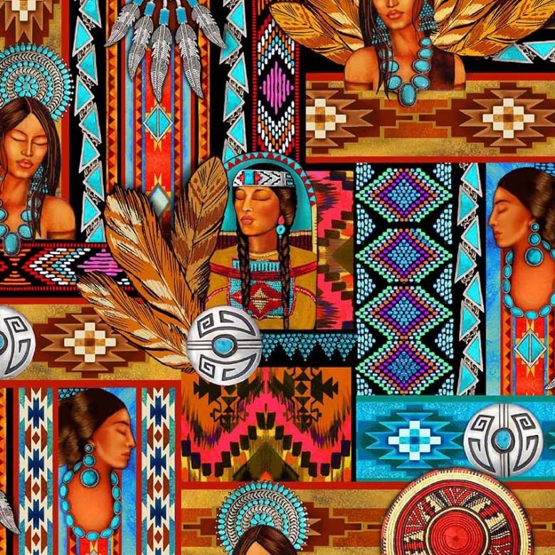 Southwest by Michael Miller Fabrics SOUTHWEST COLLAGE/EARTH – Arizona ...