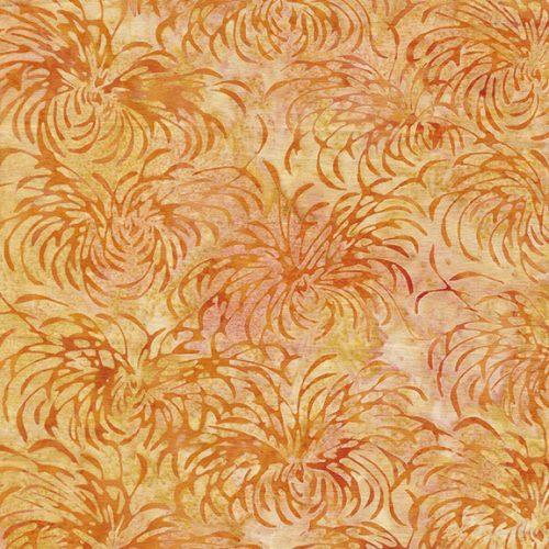 Zen Chic Batiks by Island Batik SPIDER MUM/ORANGE TIGER – Arizona Quilts